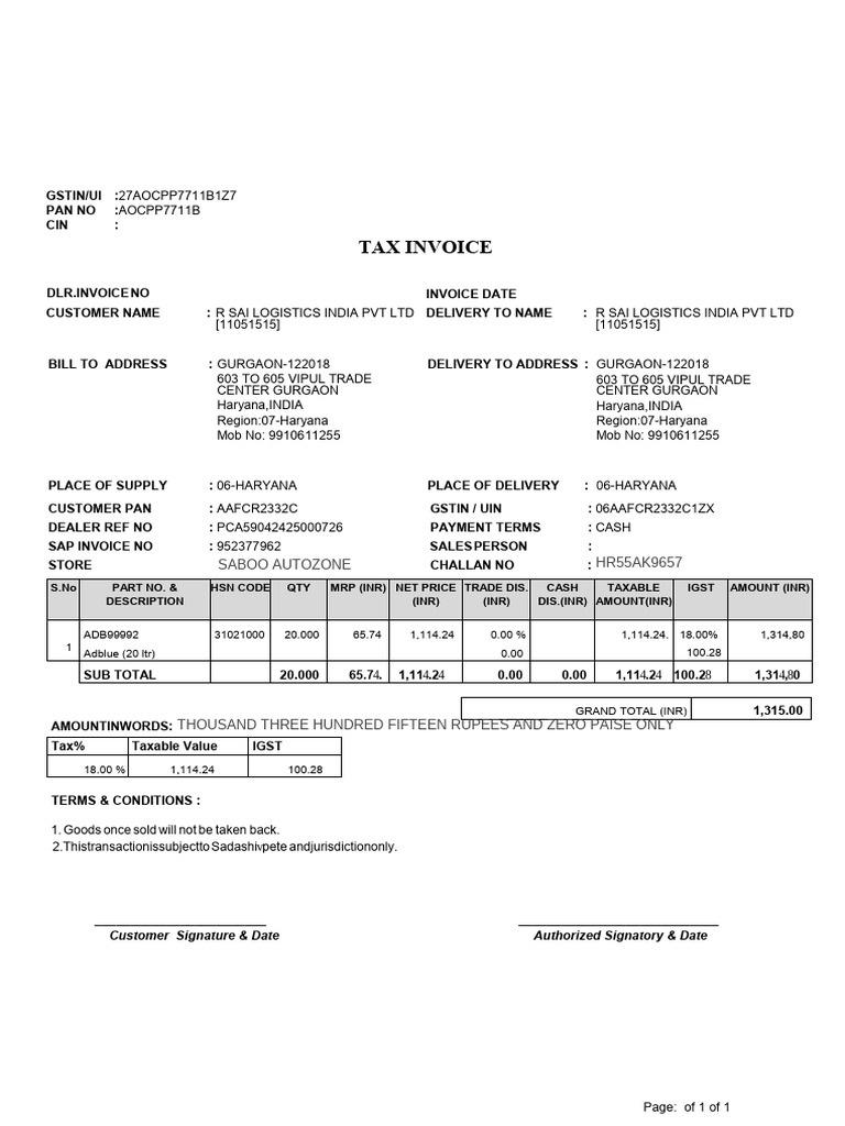 Consolidated Invoice-CVBU T2025!03!03 | PDF | Payments | Economy Of India