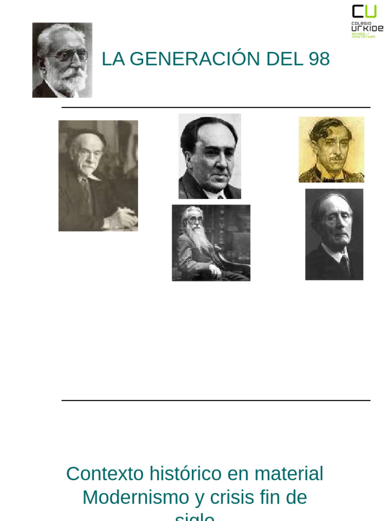 Copia de Generación Del 98 21-22 | PDF | Novelas | España