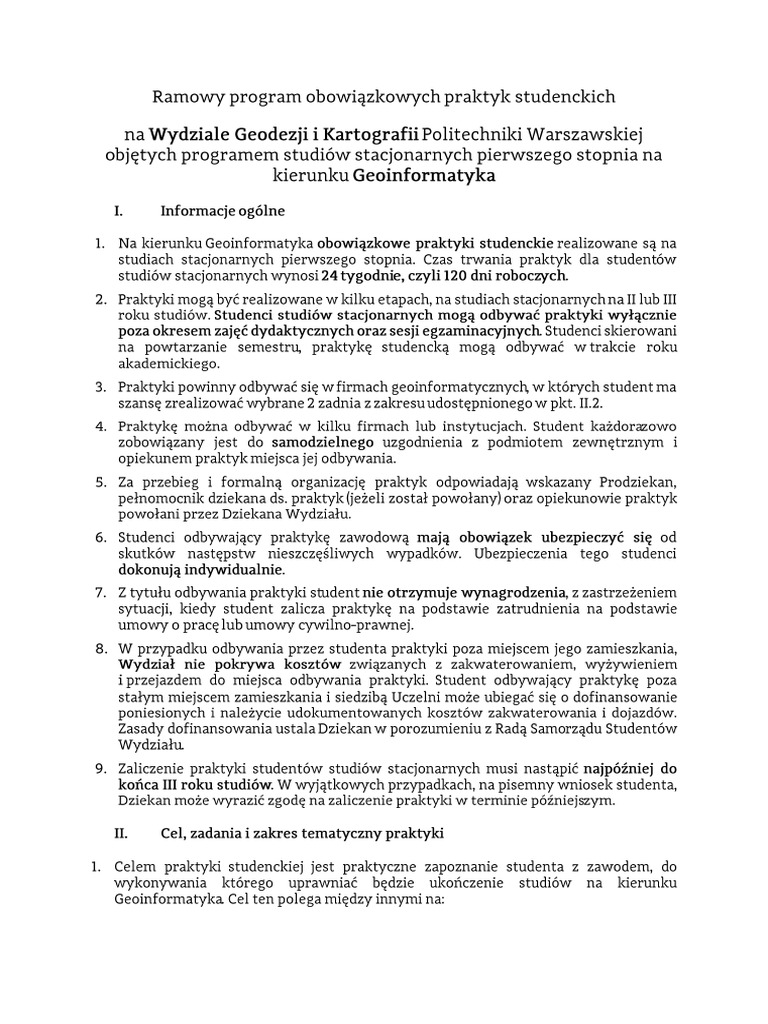 Ramowy_program_praktyk_GI | PDF