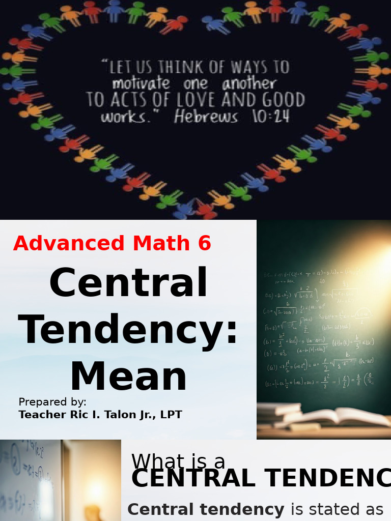 Understanding Mean in Central Tendency | PDF