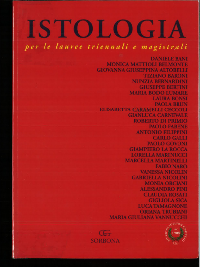 Istologia Per Le Lauree Triennali e Magistrali | PDF