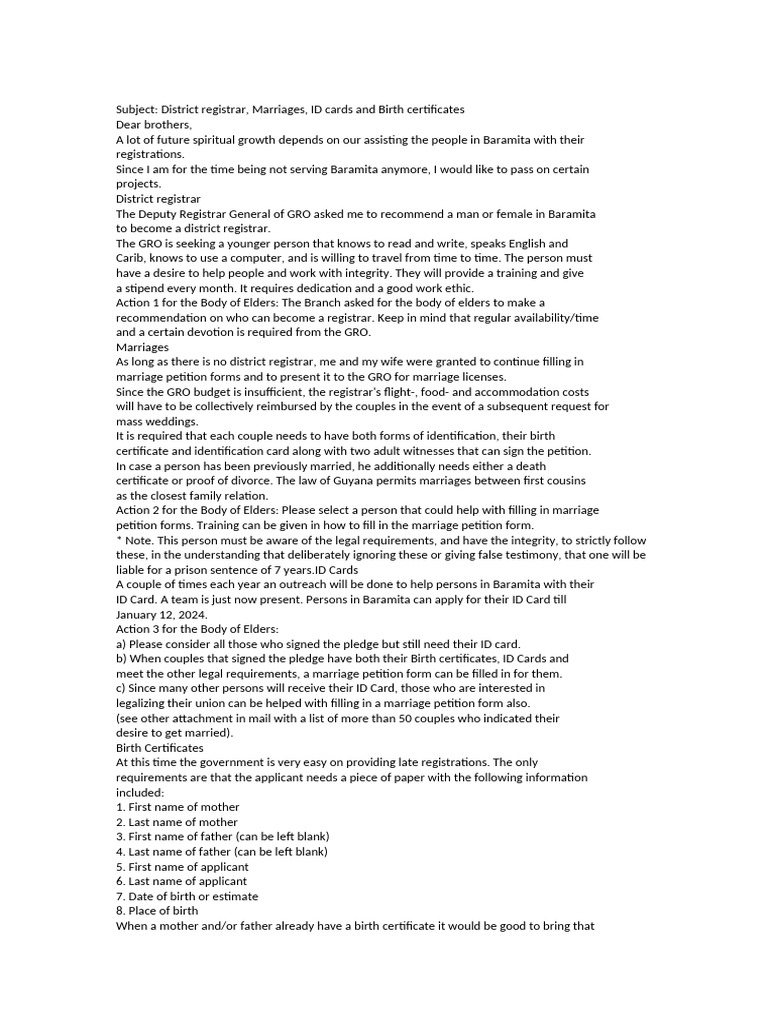 Requirements For Marriage | PDF | Identity Document | Social Institutions