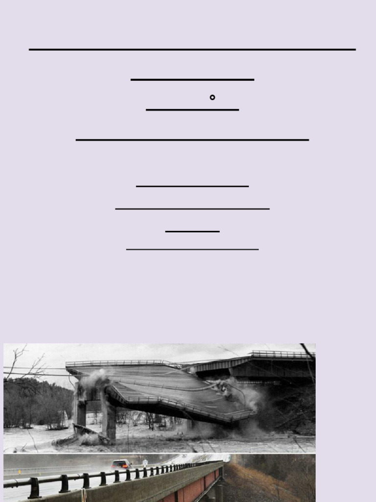 Schoharie Creek Bridge Collapse Analysis | PDF | Applied And ...