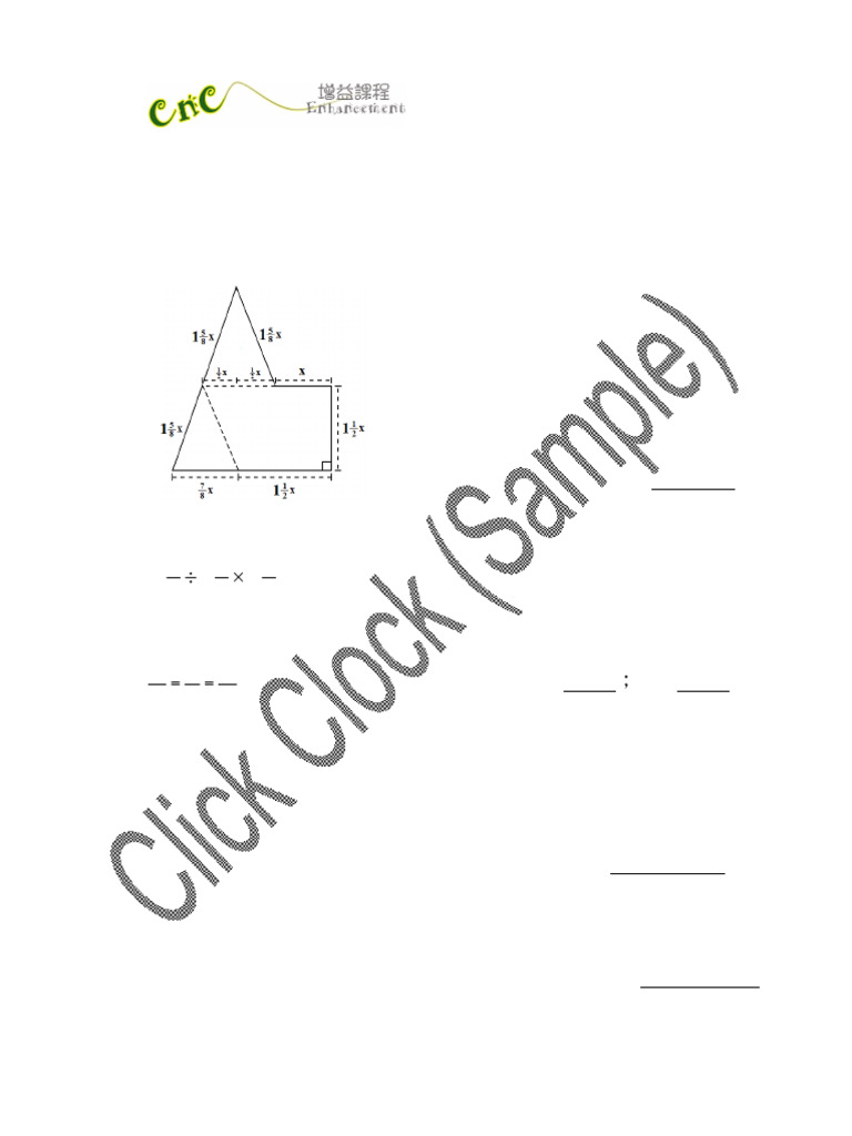 Eng P5 Math Mock - Paper | PDF