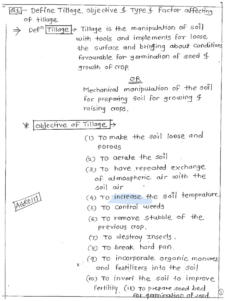 AGRO 111 Hand Written Compressed-3 | PDF