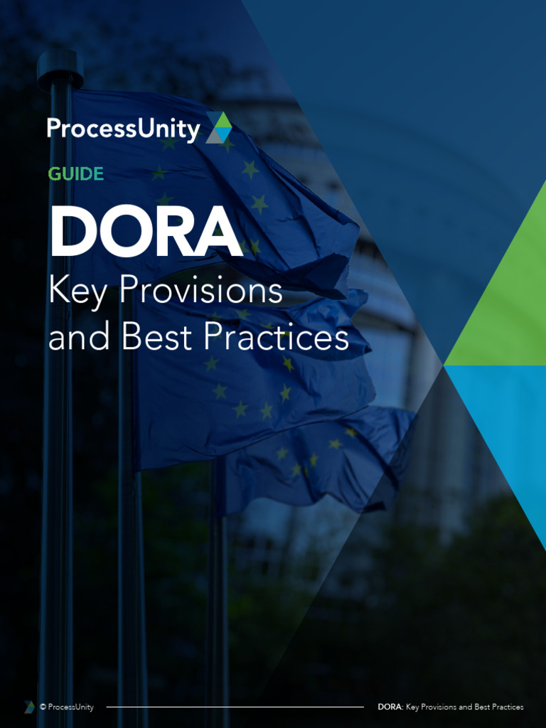Dora Key Provisions Best Practices PDF | PDF | Regulatory Compliance ...
