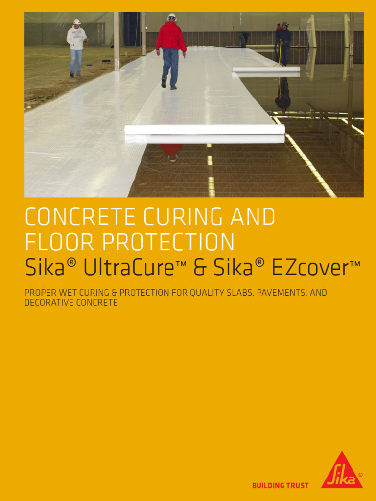 Sika UltraCure Wet Curing Solutions | PDF | Concrete | Road Surface
