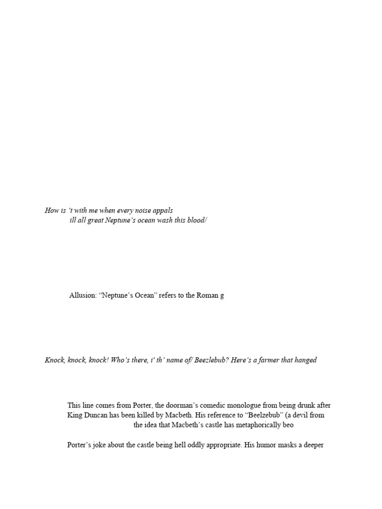 Macbeth Act 2 Analysis and Insights | PDF | Macbeth