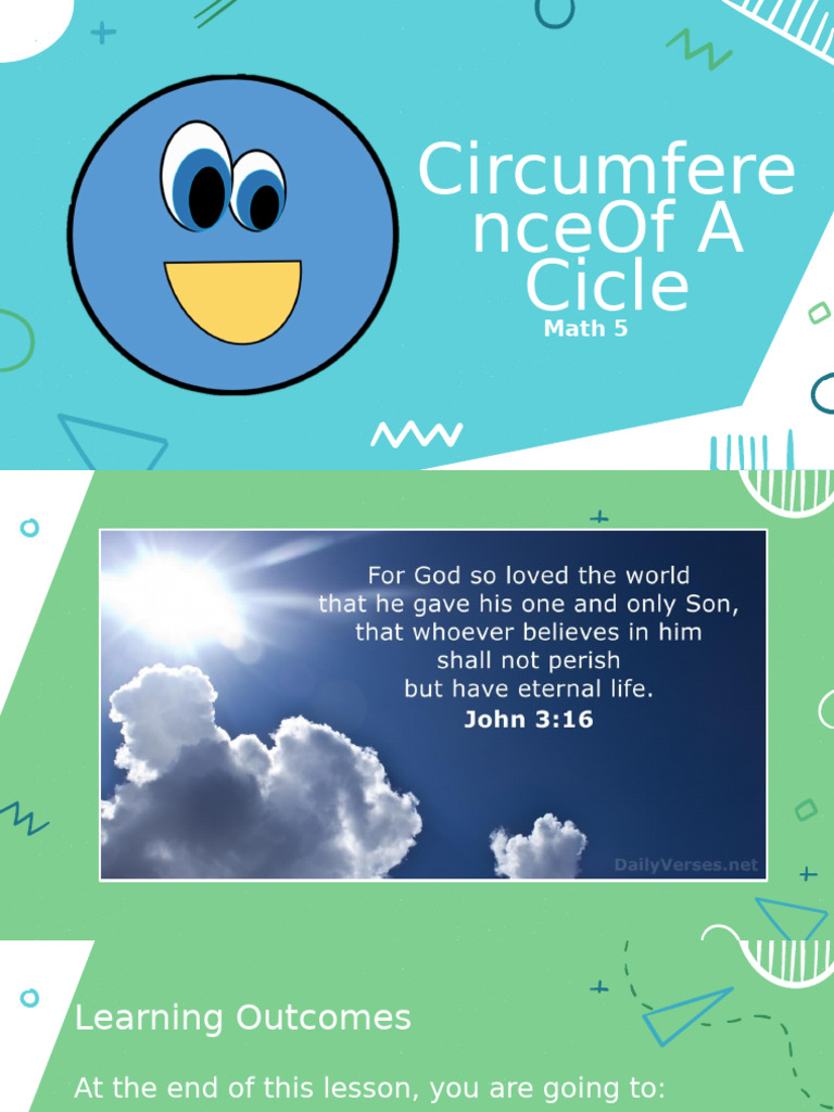 Circumference of a Circle Explained | PDF | Circle | Euclidean Plane ...