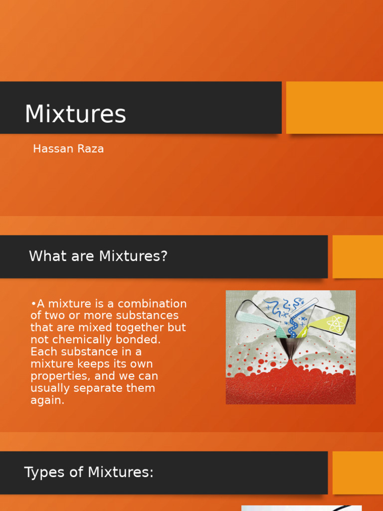 Understanding Mixtures: Types & Separation | PDF