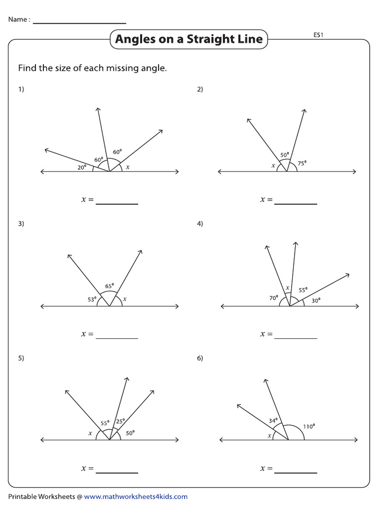 Find Angle Easy 1 | PDF