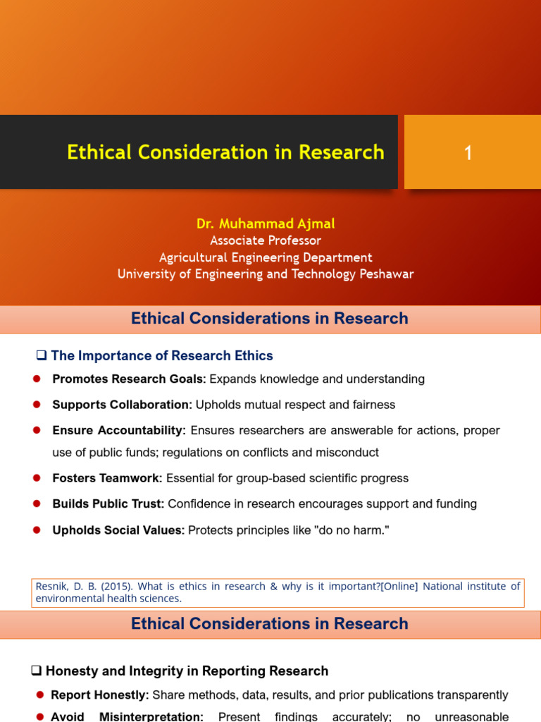 Lecture 8 - Ethical Considerations | PDF | Plagiarism