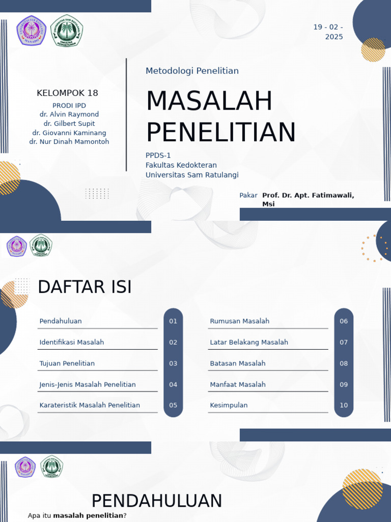 Masalah Penelitian Alvin | PDF