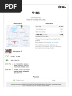Ola Cab Invoice Template | PDF | Invoice | Payments