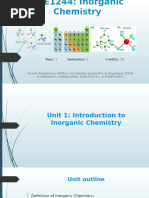 Inorganic Chemistry | PDF | Chemistry | Inorganic Chemistry