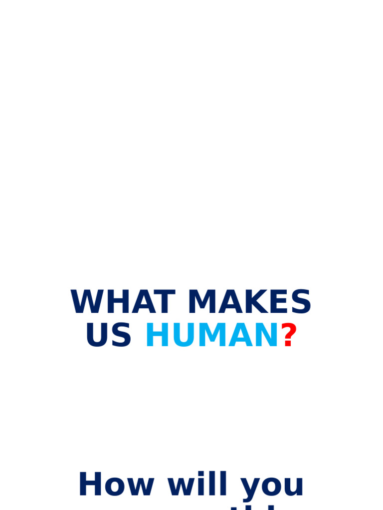 What Makes Us Human | PDF | Soul | Thomas Aquinas