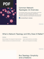 Point To Point Network Topologies | PDF | Network Topology | Computer ...