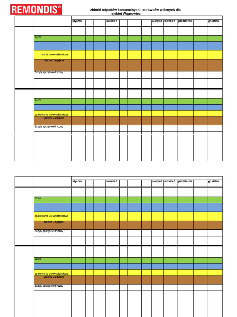 Harmonogram 2025 | PDF