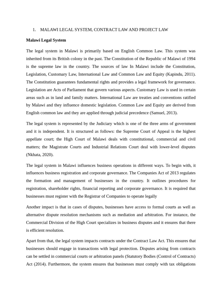 Edited Special Law Assignment | PDF | Breach Of Contract | Mediation