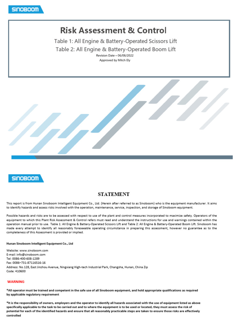 Risk Assessment & Control | PDF | Mains Electricity | Engines