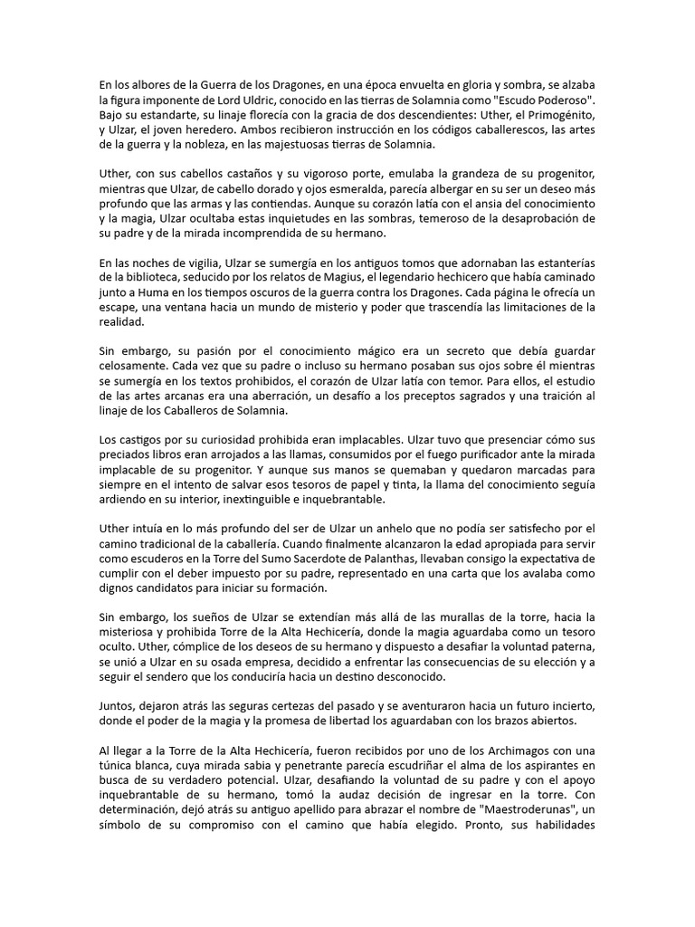 Ulzar Maestroderunas | PDF