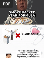 Pack Years Smoked Calculator | PDF | Cigar | Cigarette