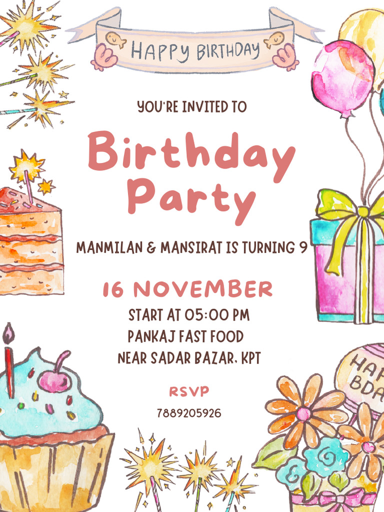 Birthday: Party | PDF