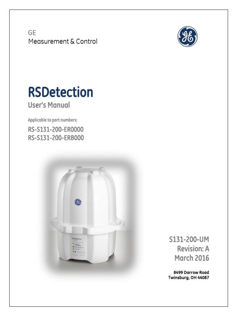 RSDetection User Manual S131-200 | PDF | Computer Network | Usb