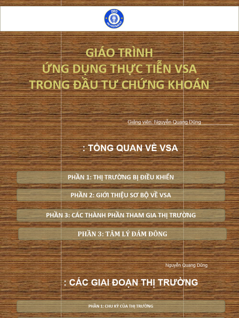 Giao Trinh VSA | PDF