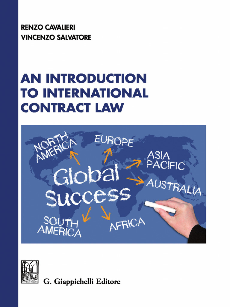 Free Download PDF An Introduction To International Contract Law | PDF ...