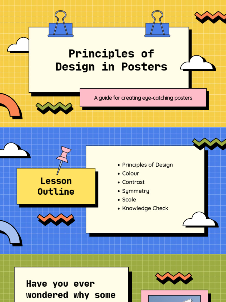 Eye-Catching Poster Design Guide | PDF | Cognition