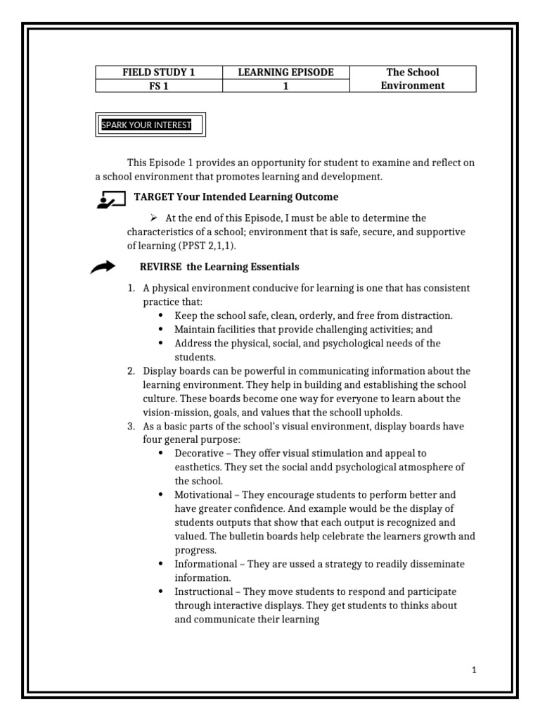 FS-1-16 (1) | PDF | Learning | Differentiated Instruction
