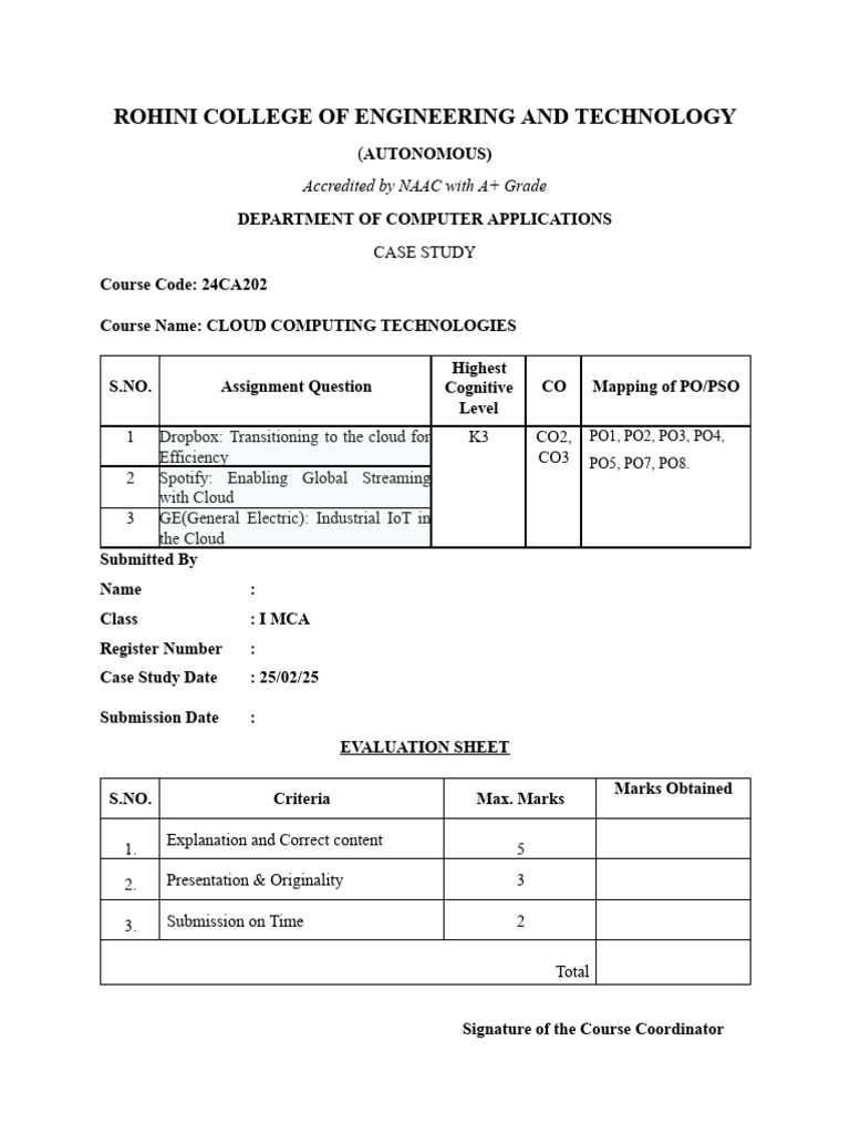 Case Study.docx 1 | PDF