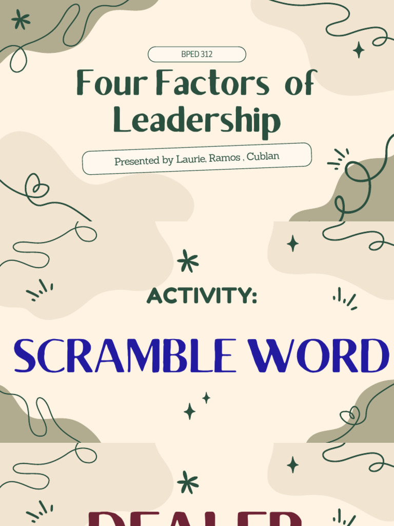 Four Key Leadership Factors Explained | PDF