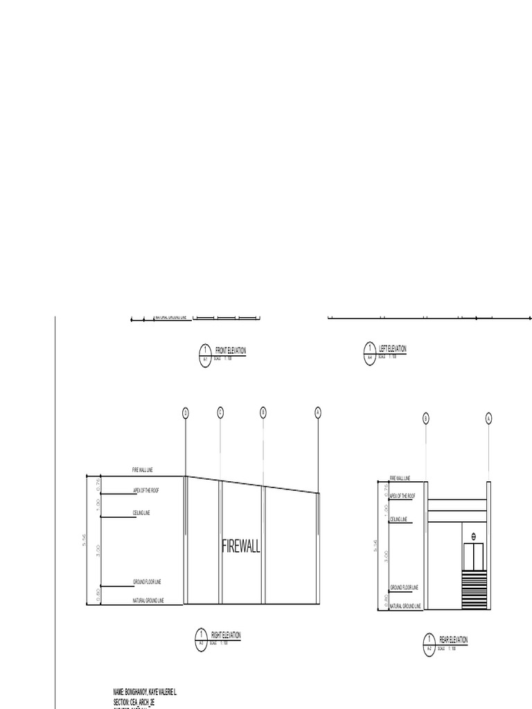 Architectural Elevation Plans | PDF
