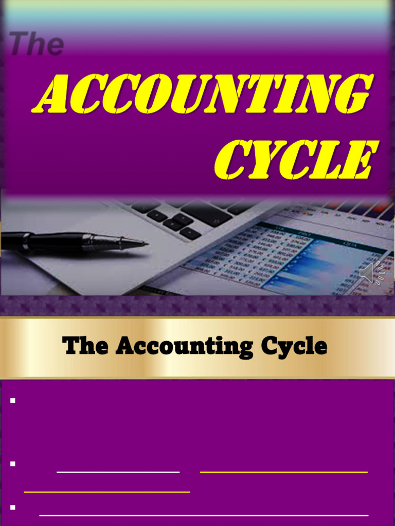 Fabm1 13 The Accounting Cycle | PDF | Debits And Credits | Business Economics