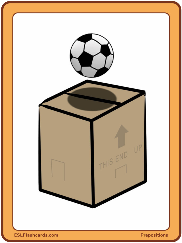 Prepositions Large Flashcards | PDF