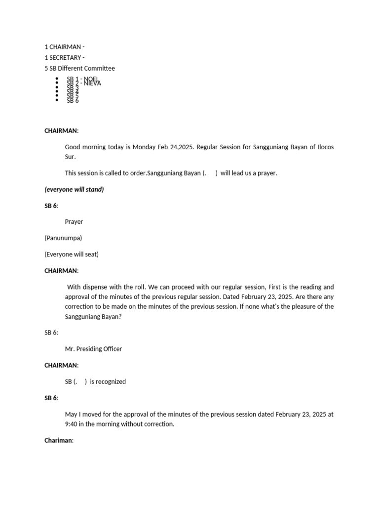 Chairman - Good WPS Office | PDF | Committee | Disability