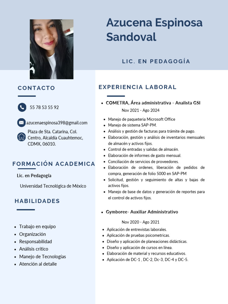CV Azucena | PDF