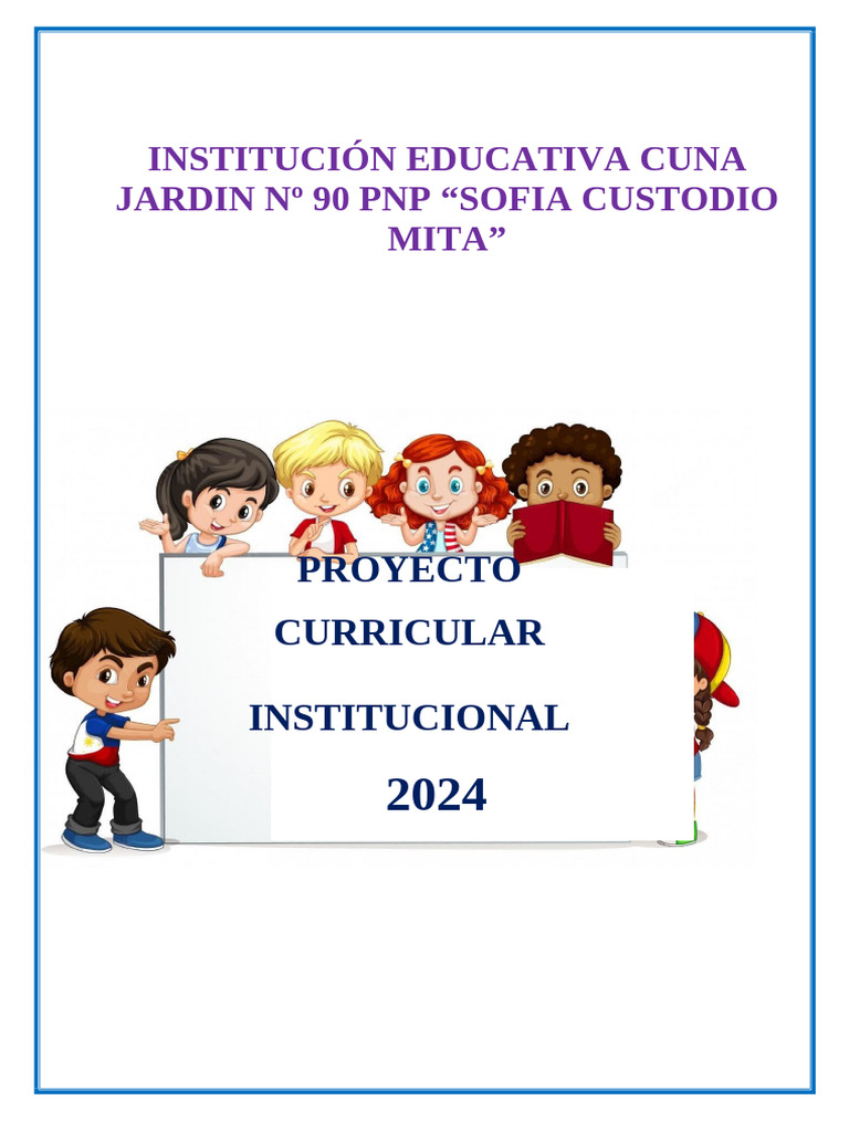 Pci Cuna Jardin #90 PNP Sofia Custodio Mita | PDF | Aprendizaje | Educación de la primera infancia