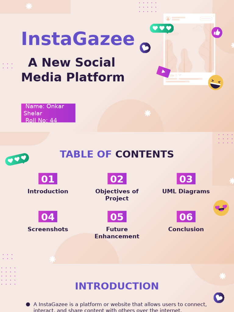 Intership Project Presentation | PDF | Mobile App | Websites