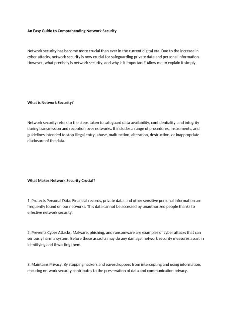 Network Security-WPS Office | PDF | Security | Computer Security