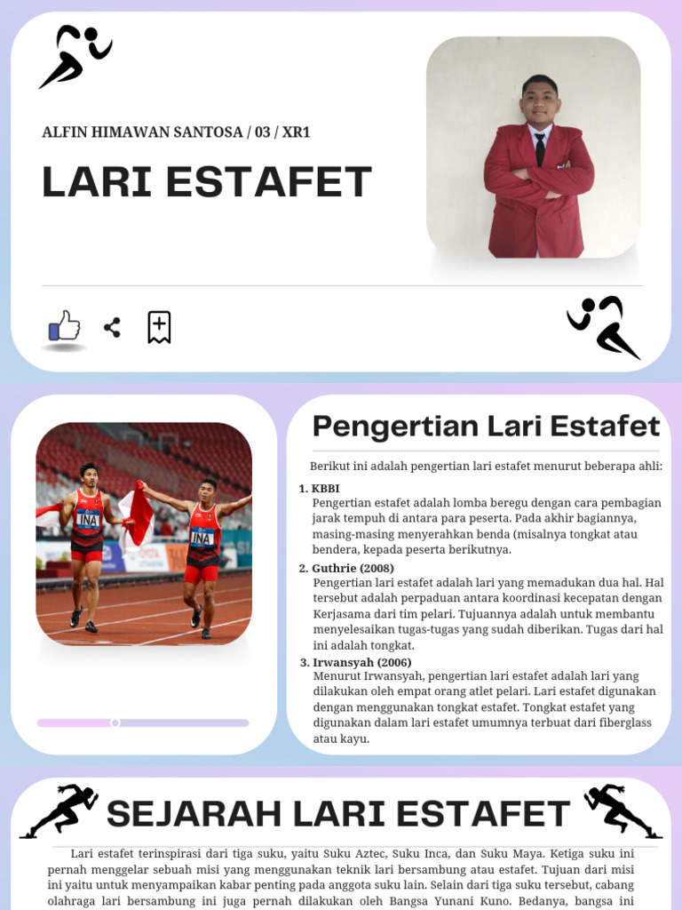 Infografis Lari Estafet | PDF