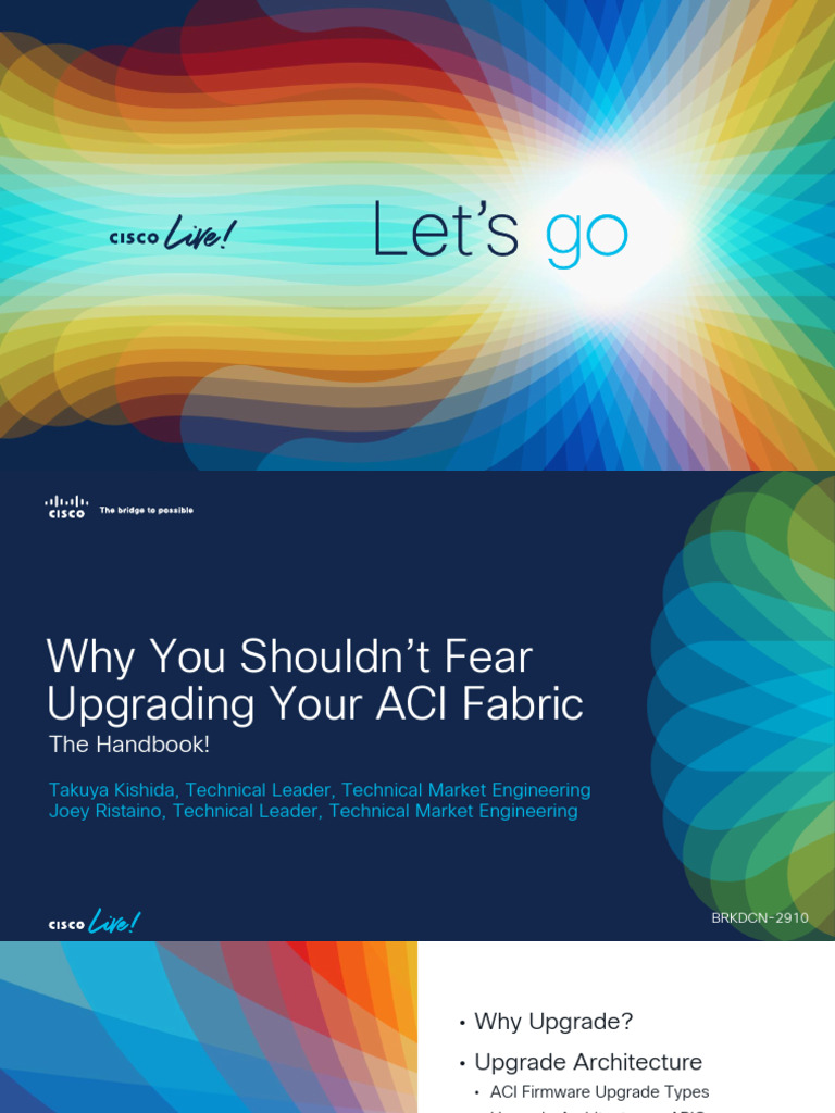 Cisco ACI Fabirc Upgrade Handbook 1720178582 | PDF | Booting | Routing