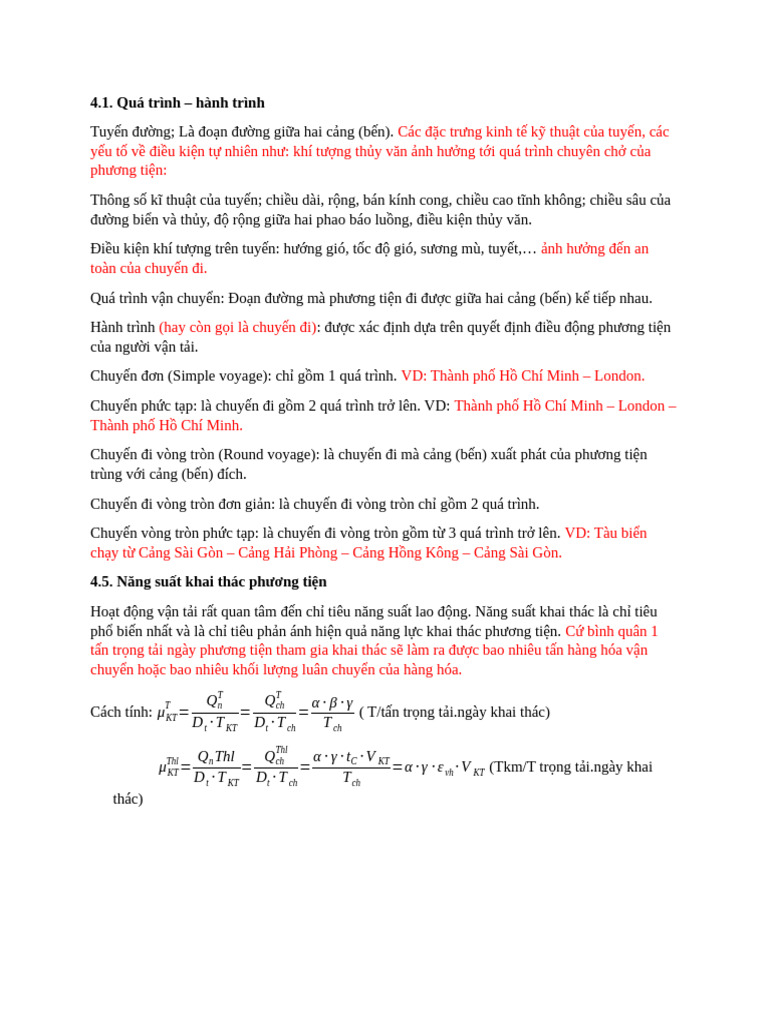 4.1. Quá trình - hành trình: μ Q D T Q D T α β γ T μ Q Thl D T Q D T α ...