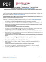 OAIC Privacy Impact Assessment Tool | PDF | Risk | Privacy