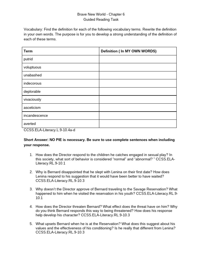 BNW Readingguide Chapter6 | PDF | Human Communication