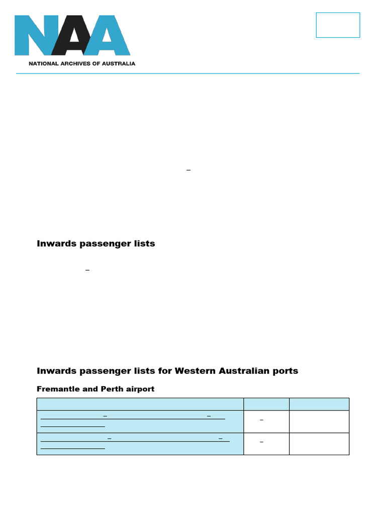 Perth Passenger Records Overview | PDF | Transport