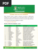 Malawi Distance Chart Overview | PDF
