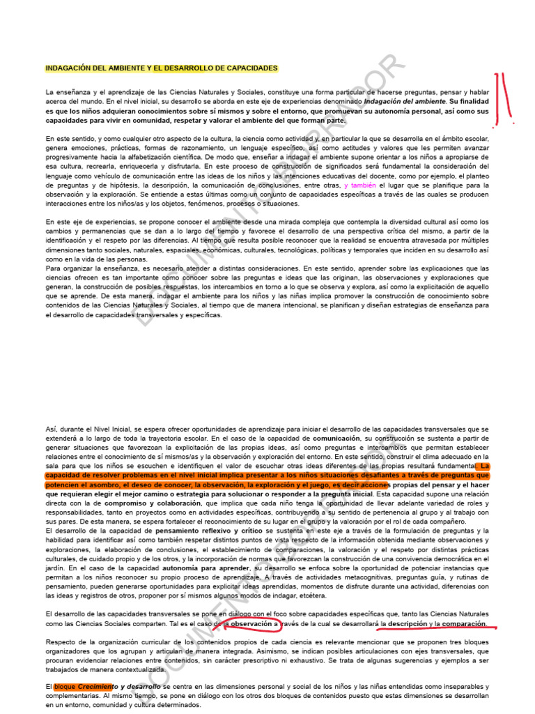 1.Indagacindelambiente.11 11pdf | PDF | Aprendizaje | Enseñando